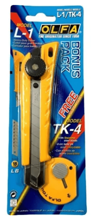 ESTILETE OLFA ESPECIAL MODELO L1/TK-4 - CASA DA MADEIRA