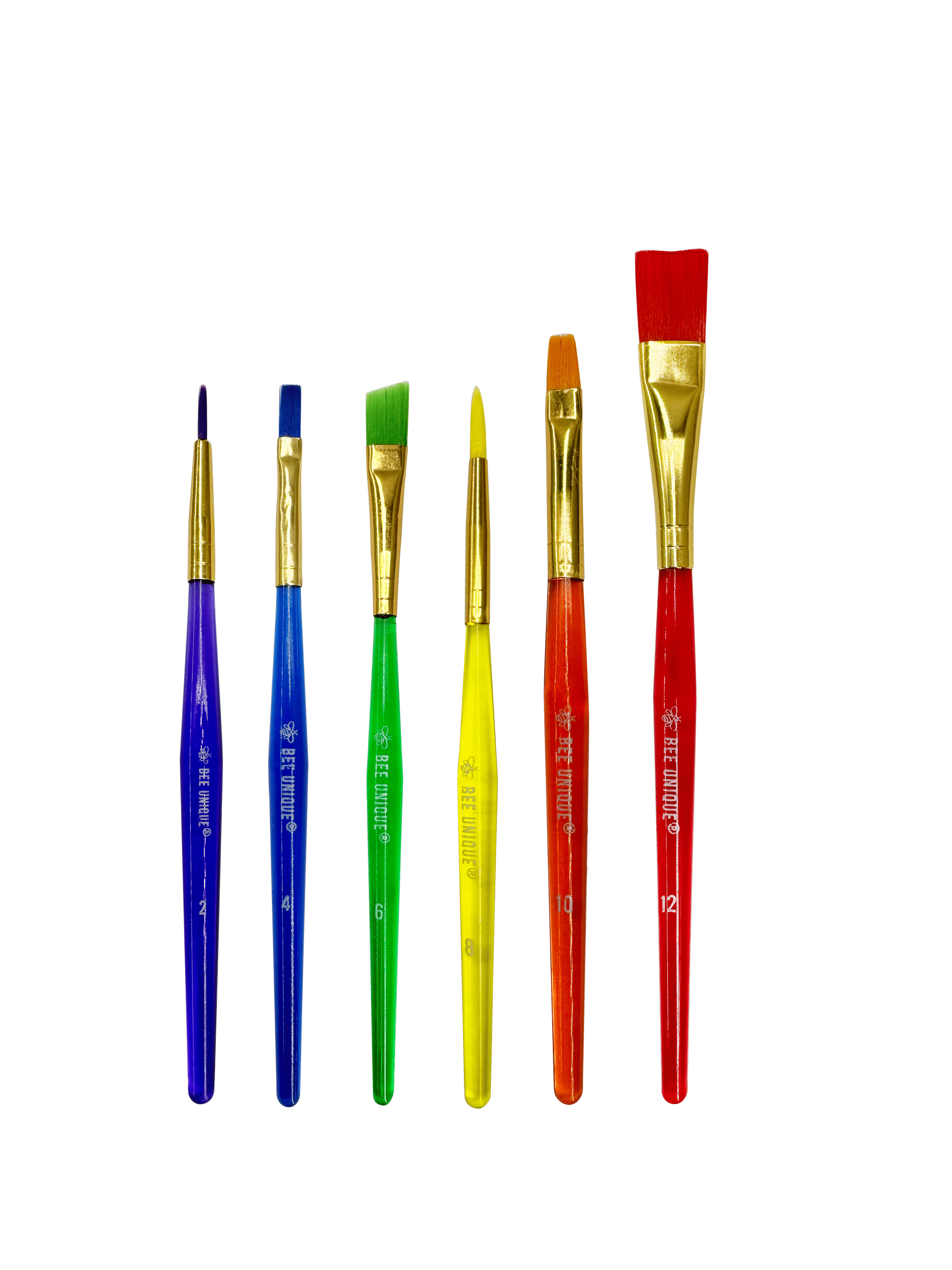 KIT MEU PRIMEIRO PINCEL C/6 UNIDADES - CASA DA MADEIRA