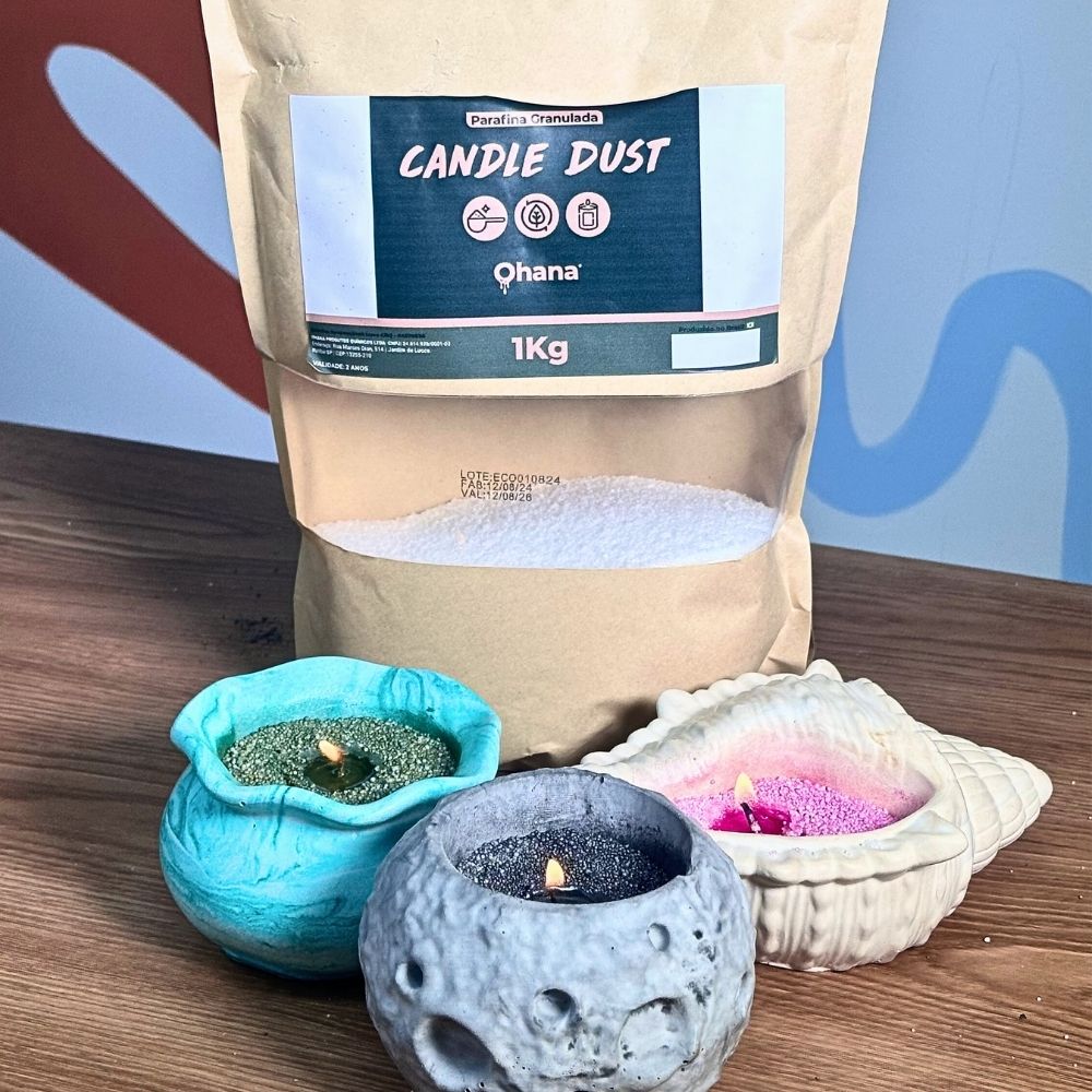 PARAFINA DE SOJA GRANULADA CANDLE DUST 1K - CASA DA MADEIRA